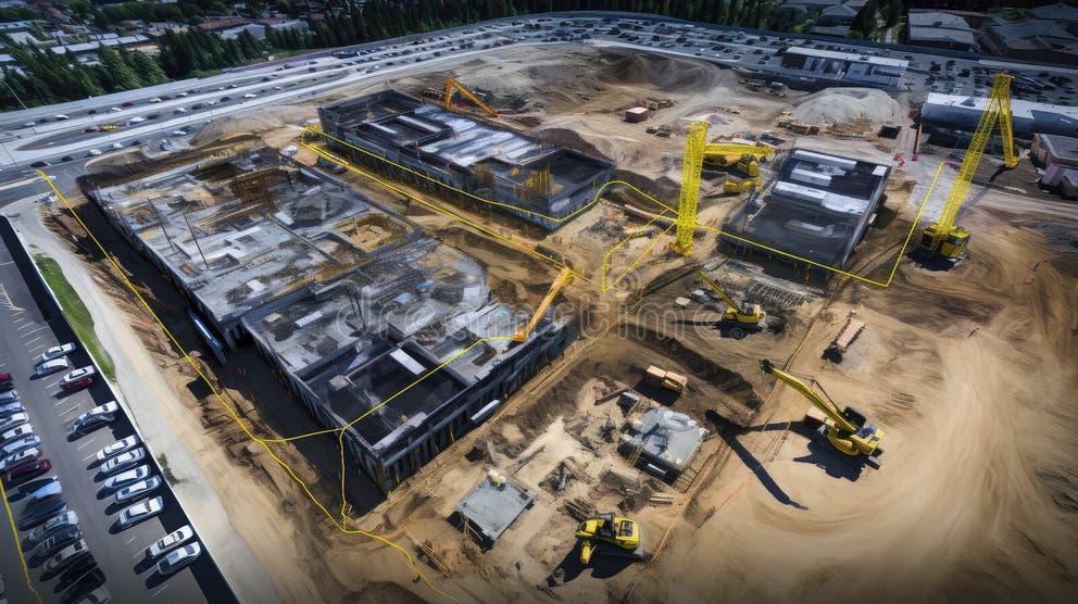 Geospatial map technology stock photo. Image of terrain - 328745112