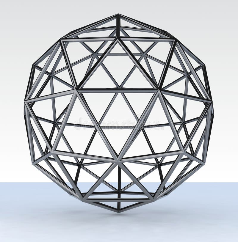 Geosphere 3d stock abbildung. Illustration von rund, leonardo - 17120276