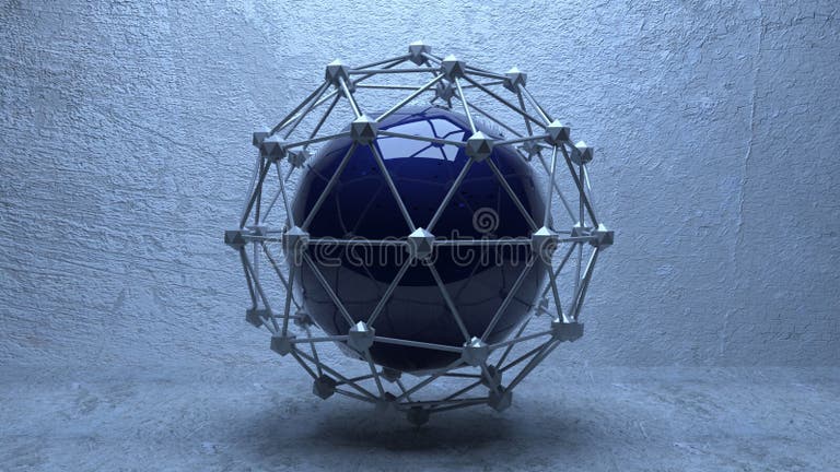 Geosphere stock photo. Image of blue, abstraction, interesting - 40584382