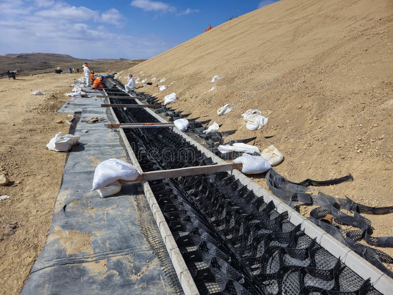 Geosynthetic Installation Process in the Construction of Storm Drains ...