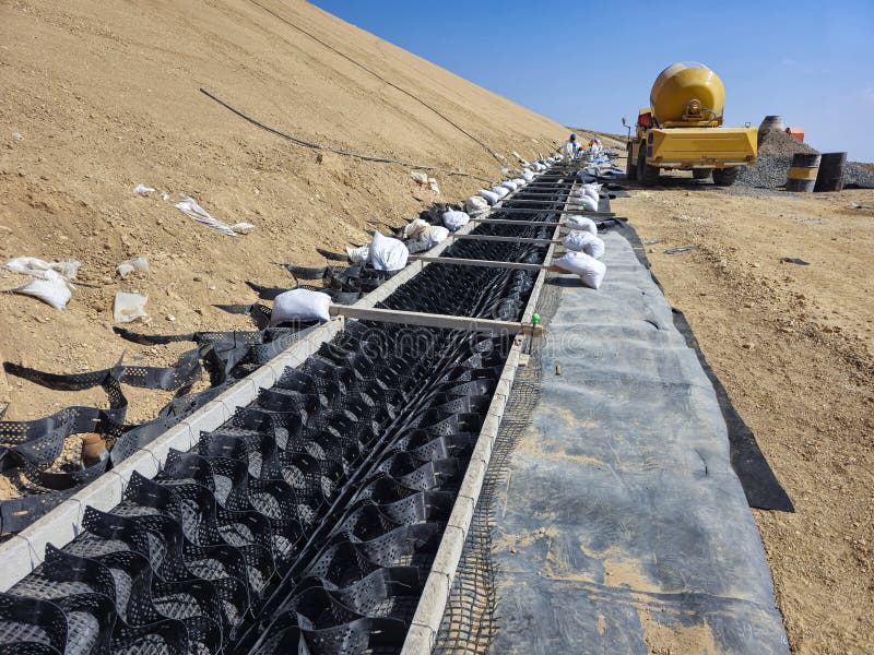 Geosynthetic Installation Process in the Construction of Storm Drains ...