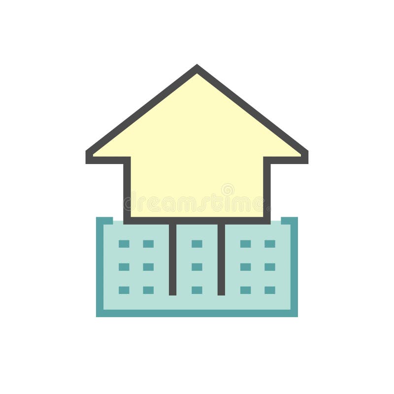 Foundation icon black stock vector. Illustration of shallow - 154148571