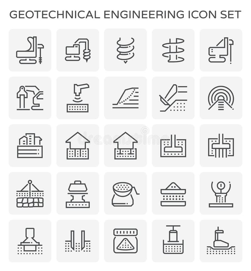 Geotechnical Engineering Icon Stock Vector - Illustration of ...