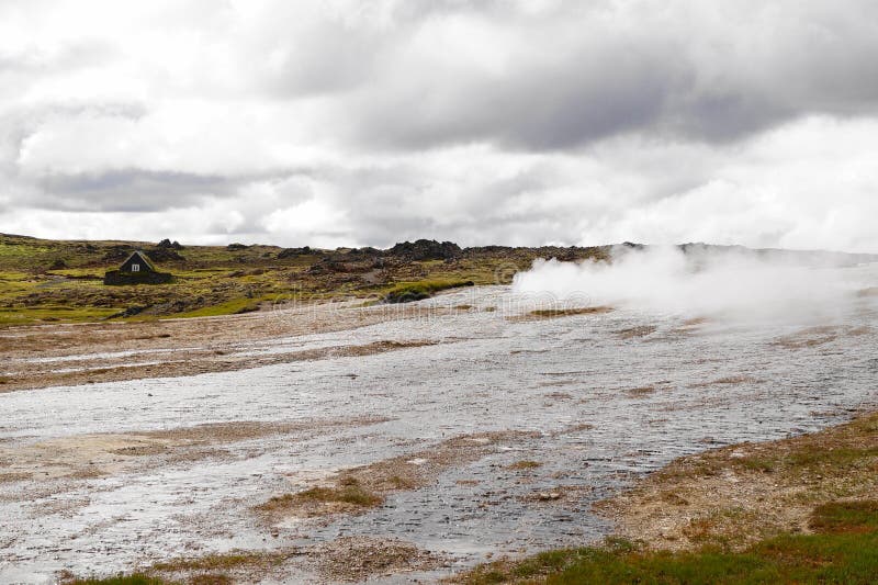 Geothermal Activity, Iceland Stock Photo - Image of mountains, scenery ...