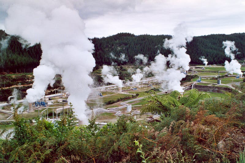 Geothermal Area stock image. Image of tree, landsape, area - 8353701