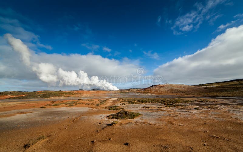 Active Geothermal Area stock image. Image of boil, area - 56773009