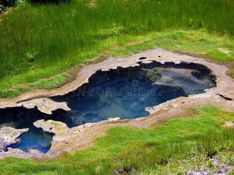 Geothermal Blue Pool stock photo. Image of outdoors, bacteria - 13885004