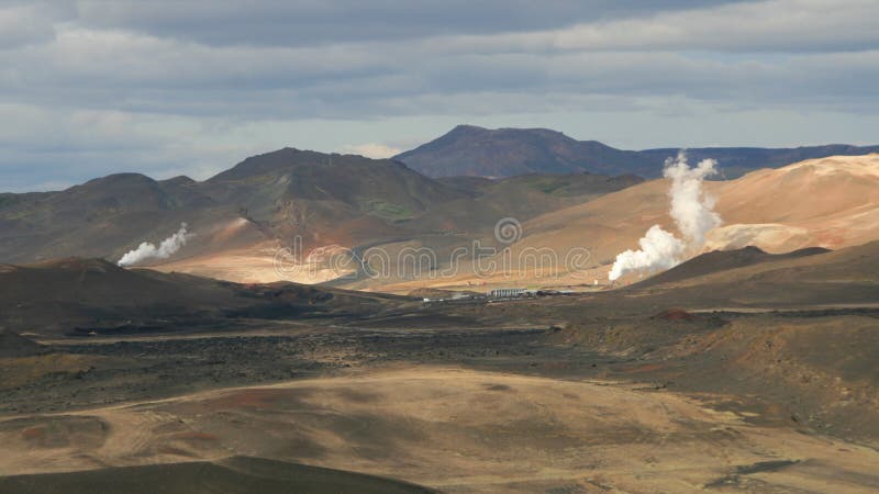 Geothermal energy area stock photo. Image of scandinavian - 23933770