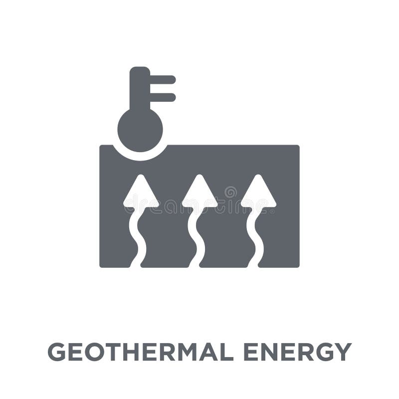 Geothermal Energy Icon from Ecology Collection. Stock Vector ...