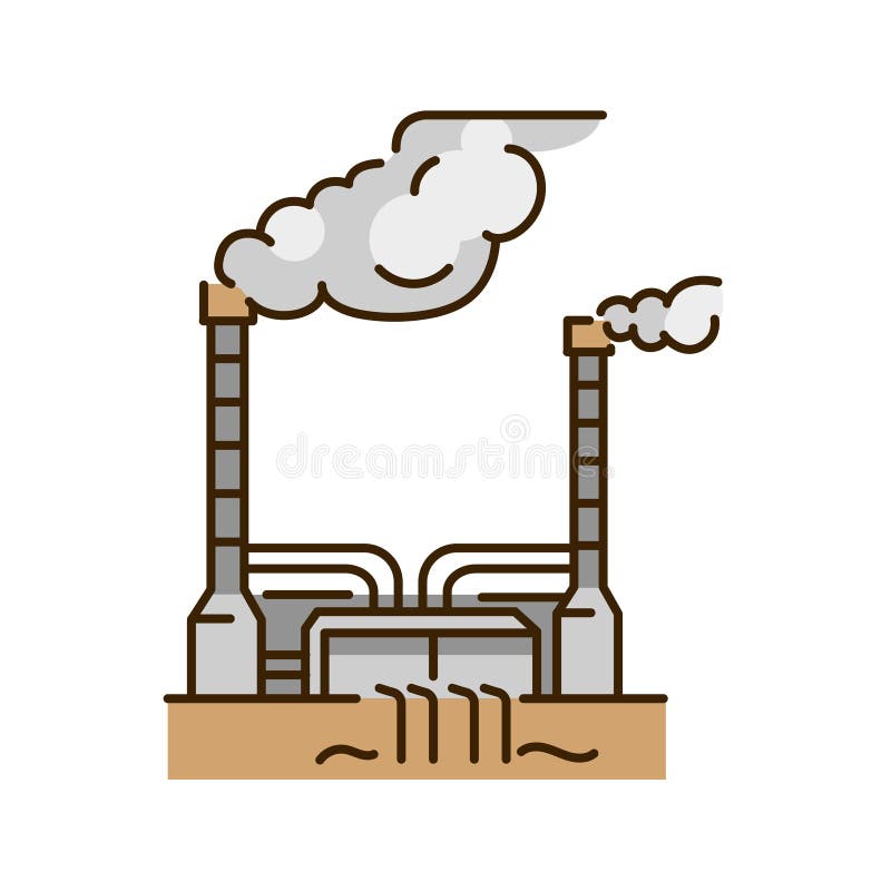 Geothermal Factory Color Line Icon. Pictogram for Web Page Stock ... Geothermal Factory Color Line Icon. Pictogram for Web Page Stock ...