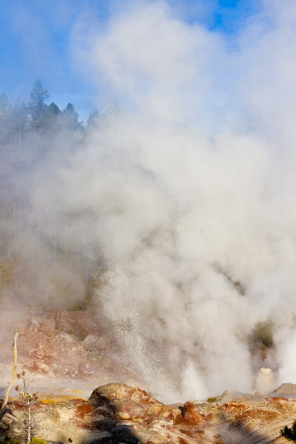 Red Mud in Geothermal Geyser Stock Photo - Image of destination ...