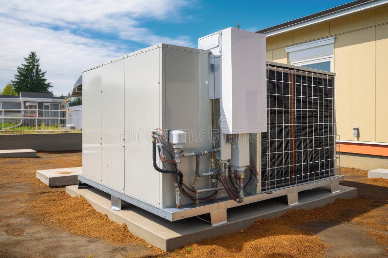 Geothermal Heat Pump System, Efficiently Heating and Cooling Home Stock ...