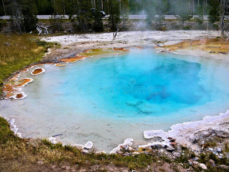 Geothermal pool stock image. Image of national, geothermal - 70715743
