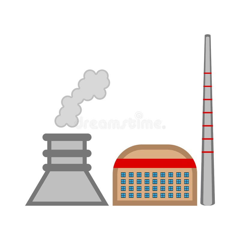 Geothermal Power Plant Icon Stock Vector - Illustration of vector ...