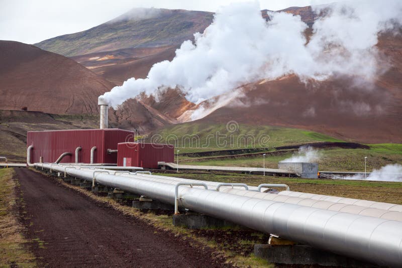 Geothermal power station stock photo. Image of ecological - 60551724