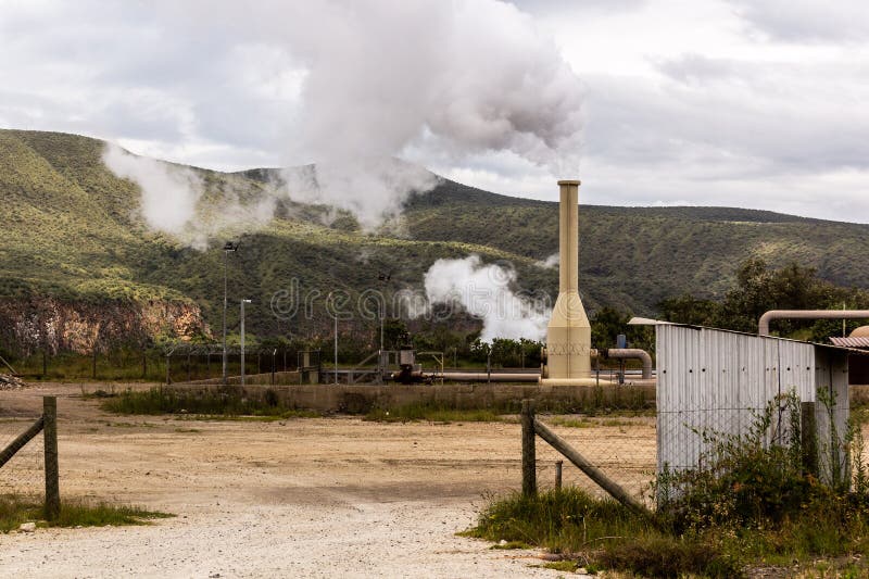 Geothermal Site in the Hell S Gate National Park, Ken Stock Photo ...