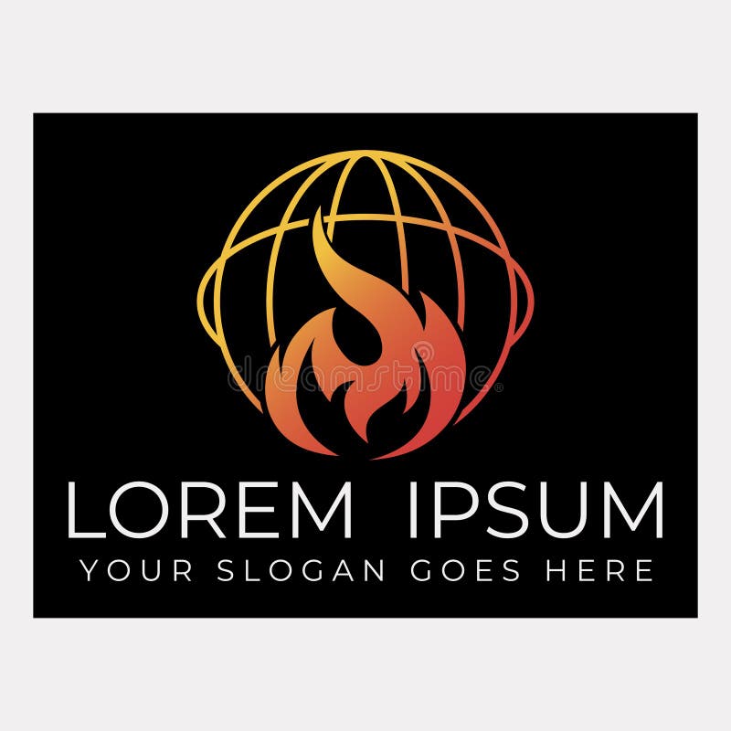 Geothermal Source Logo Illustration Stock Vector - Illustration of ...