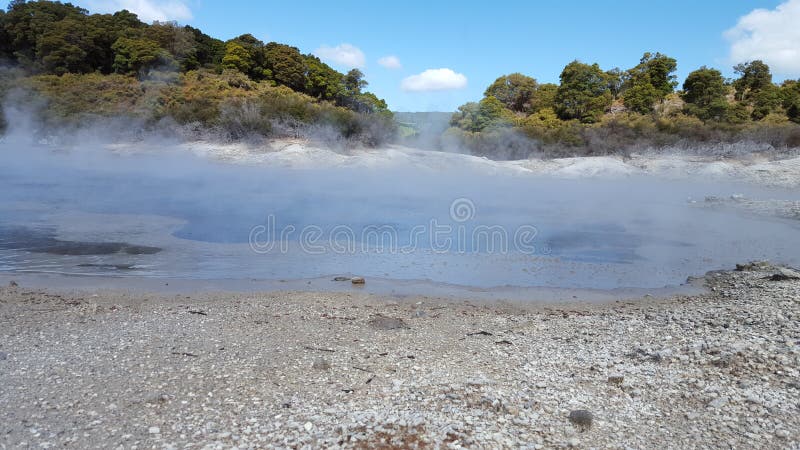 Geothermal hot spring stock image. Image of geysir, spray - 58389123