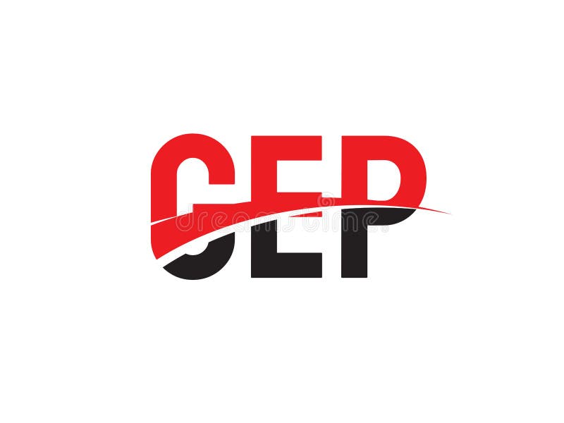 GEP Letter Initial Logo Design Vector Illustration Stock Vector ...