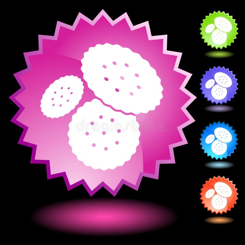 Geplaatste De Verbinding Van Het Neon - Crackers Vector Illustratie ...