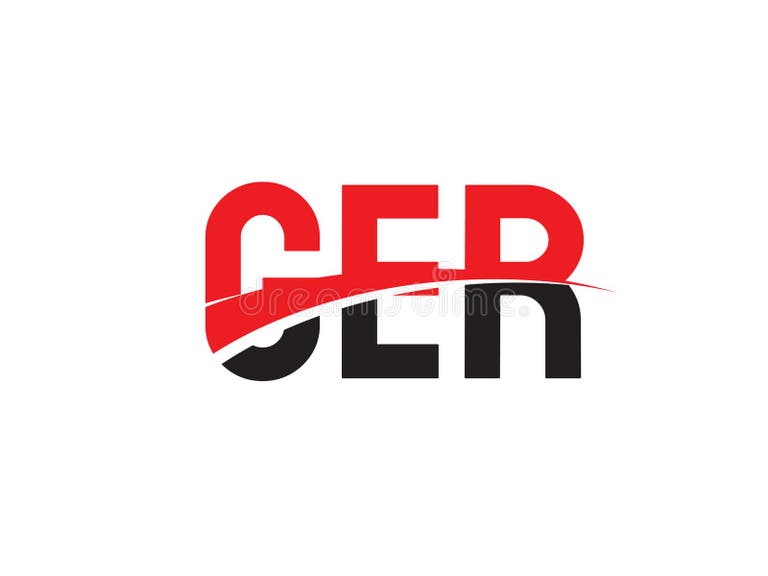 GER Letter Initial Logo Design Vector Illustration Stock Vector ...