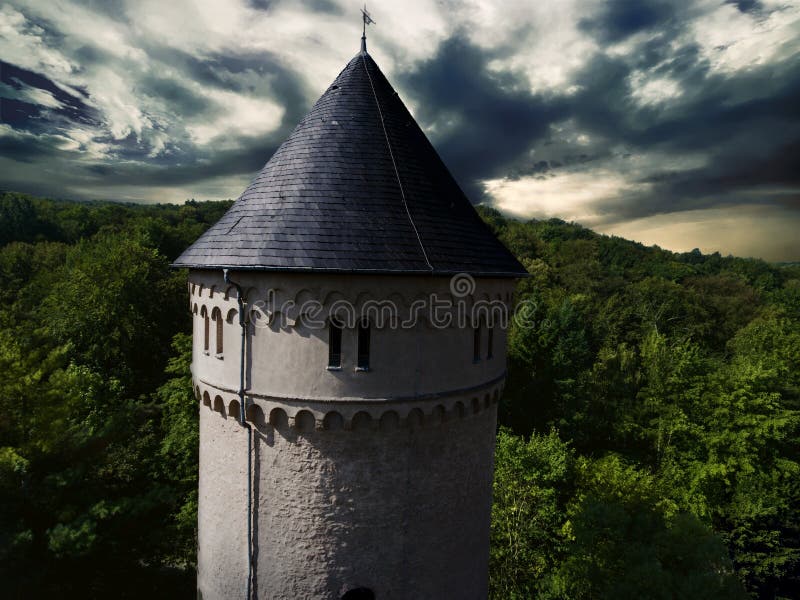 Gera Castle Osterstein Aerial View Thuringia Medieval Stock Photo ...