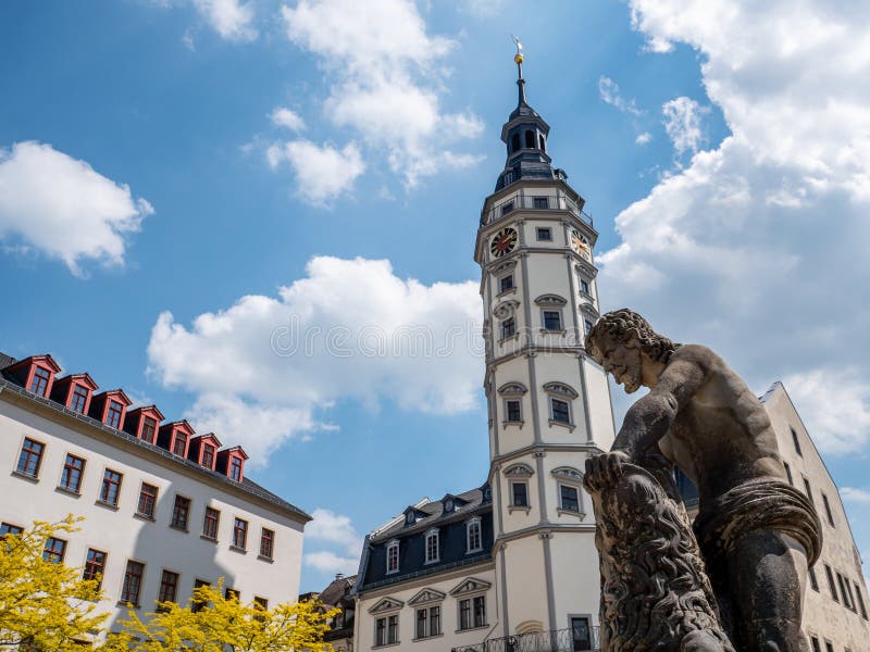 Gera Town Hall in Thuringia Stock Photo - Image of place, sightseeing ...