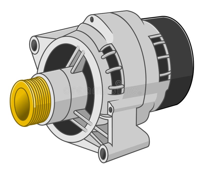 Gerador do carro ilustração do vetor. Ilustração de gerador - 93793860