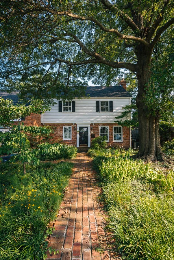 The Gerald Ford House, in Alexandria, Virginia Stock Image - Image of ...