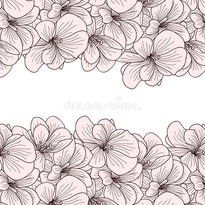 Geranium Border Stock Illustrations – 402 Geranium Border Stock ...