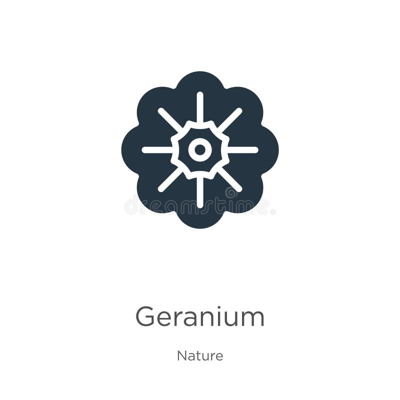 Geranium Icon from Nature Outline Collection. Thin Line Geranium Icon ...