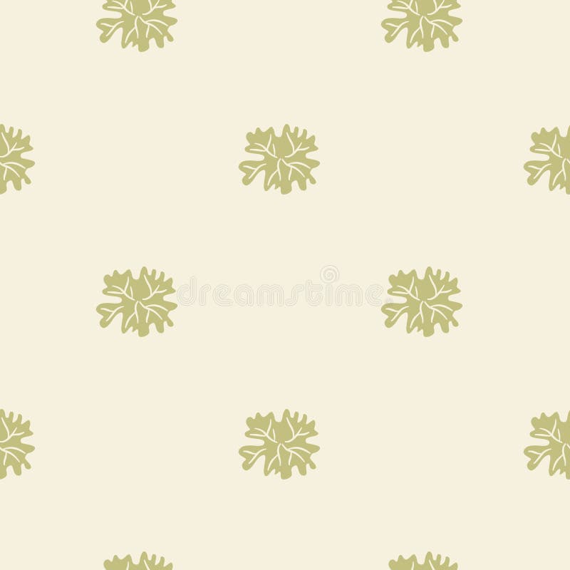 Geranium Leaves Simple Seamless Pattern. Surface Pattern Design ...