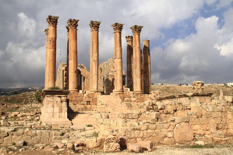 Gerasa stock image. Image of fortress, history, greek - 32679175