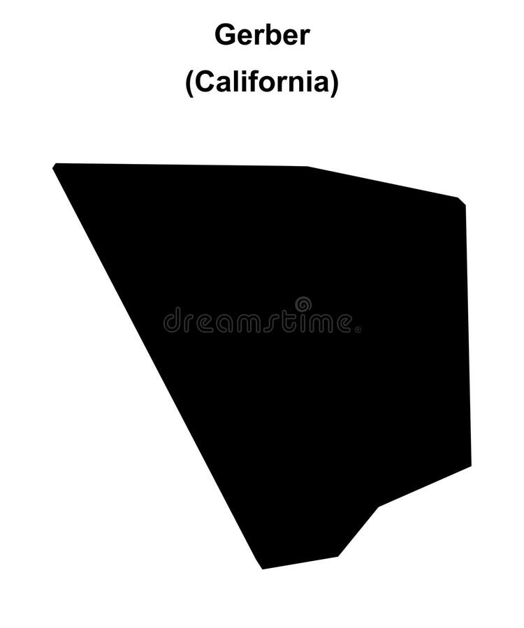 Gerber outline map stock vector. Illustration of design - 386060019