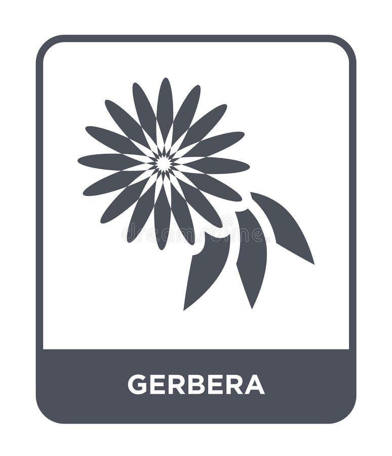 Gerbera Icon in Filled, Thin Line, Outline and Stroke Style. Vector ...