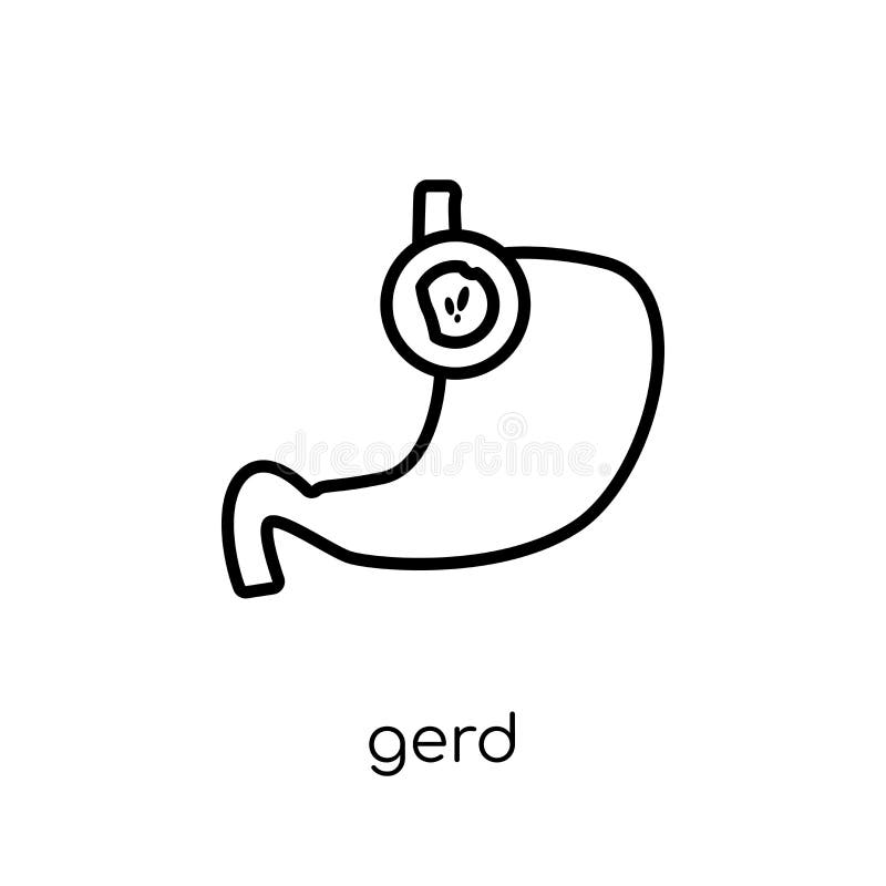 Acid Icon. Trendy Modern Flat Linear Vector Acid Icon on White B Stock ...