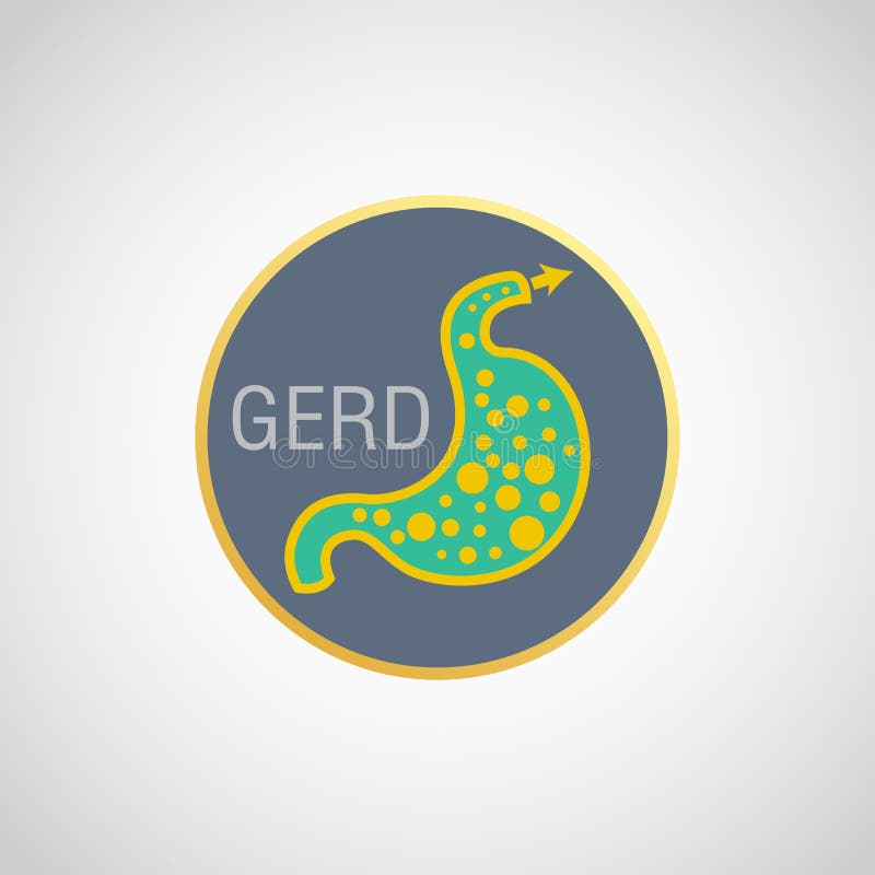 Gerd logo vector icon stock vector. Illustration of gerd - 79028937