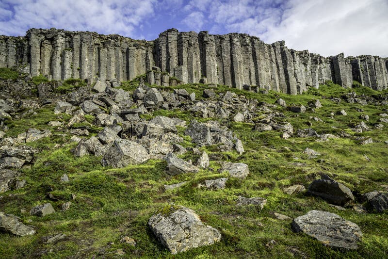 Gerduberg stock image. Image of borgarnes, rock, scandinavian - 44184911