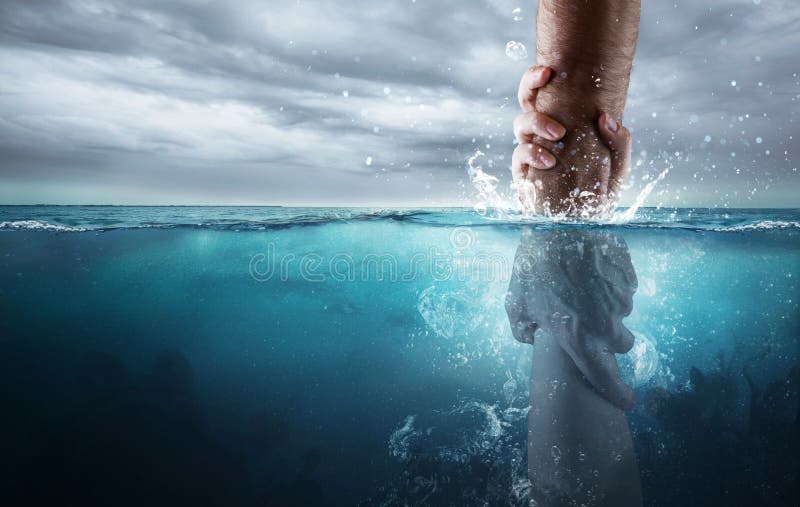 Gered van verdrinking stock foto. Image of water, gootsteen - 123983054