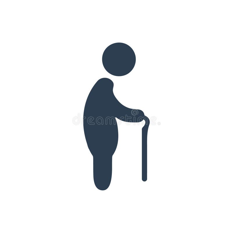 Geriatrics Icon stock vector. Illustration of symbol - 93571579