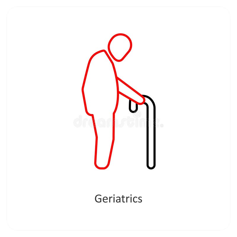 Geriatrics stock vector. Illustration of gerontology - 338188358