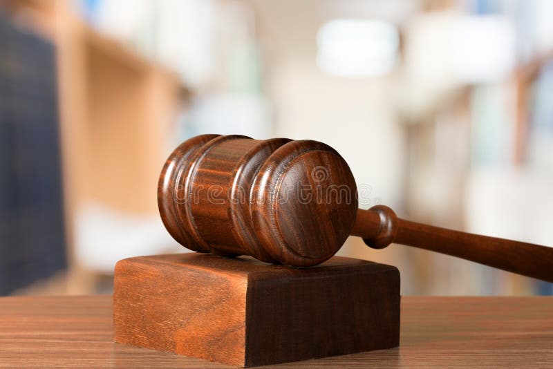 Gesetzeshammer Im Gerichtssaal Rechtssystem Stockbild - Bild von ...