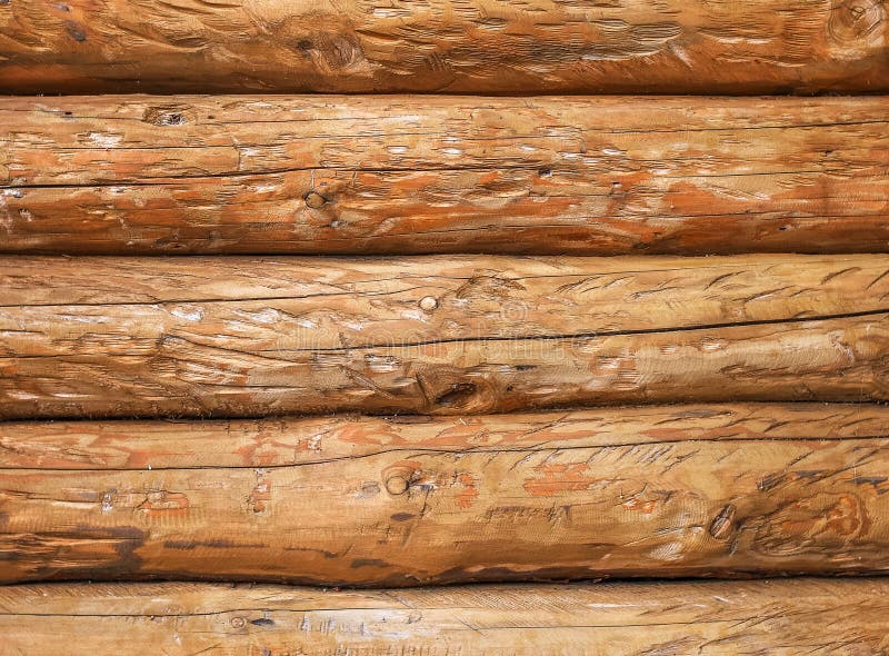 Gerissene Wand Eines Blockhauses Als Hintergrund Stockbild - Bild von ...