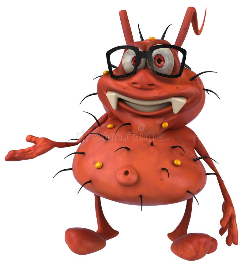 Microorganisms Scary Germs Illustration Stock Illustrations – 643 ...