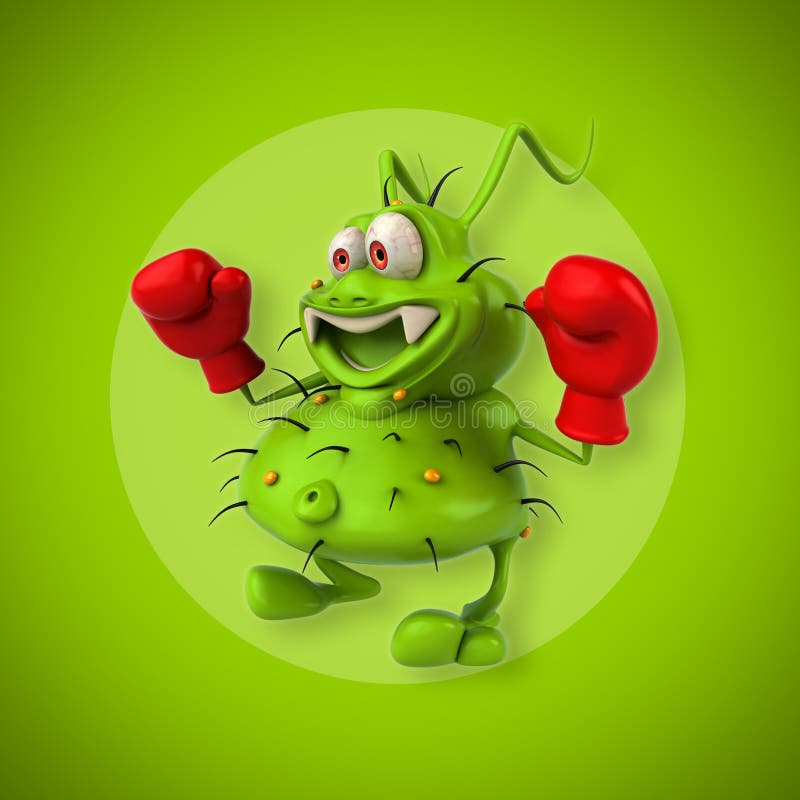 Germ stock illustration. Illustration of caricature, care - 68729787