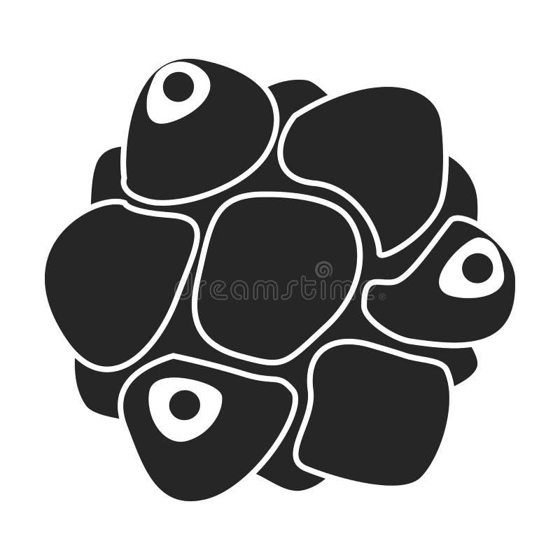 Germ of Bacteria Vector Icon.Black,simple Vector Icon Isolated on White ...