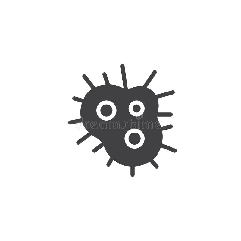 Germ bacteria vector icon stock vector. Illustration of germ - 137312923