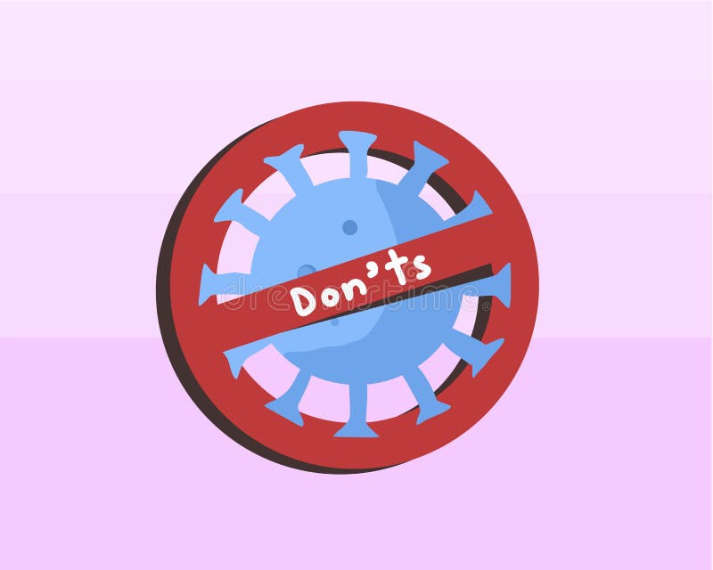 Germ free zone stock vector. Illustration of germ, design - 232237144