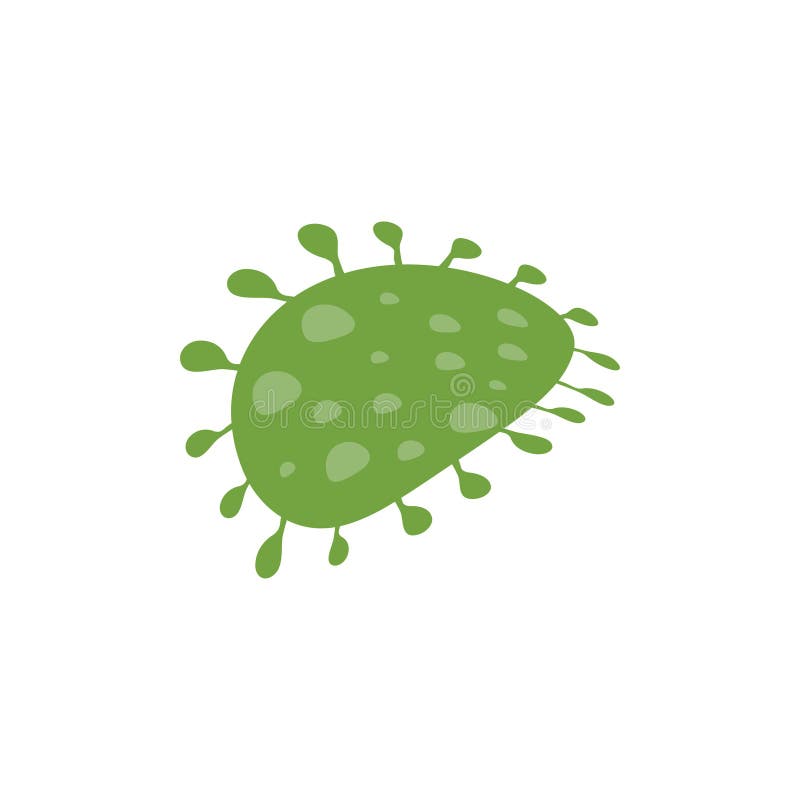 Germ Virus Icon Design Template Vector Isolated Stock Vector ...