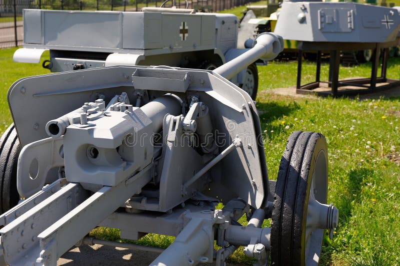 German Anti-tank Gun Pak 38 75 Mm Stock Image - Image of bolt, hitler ...